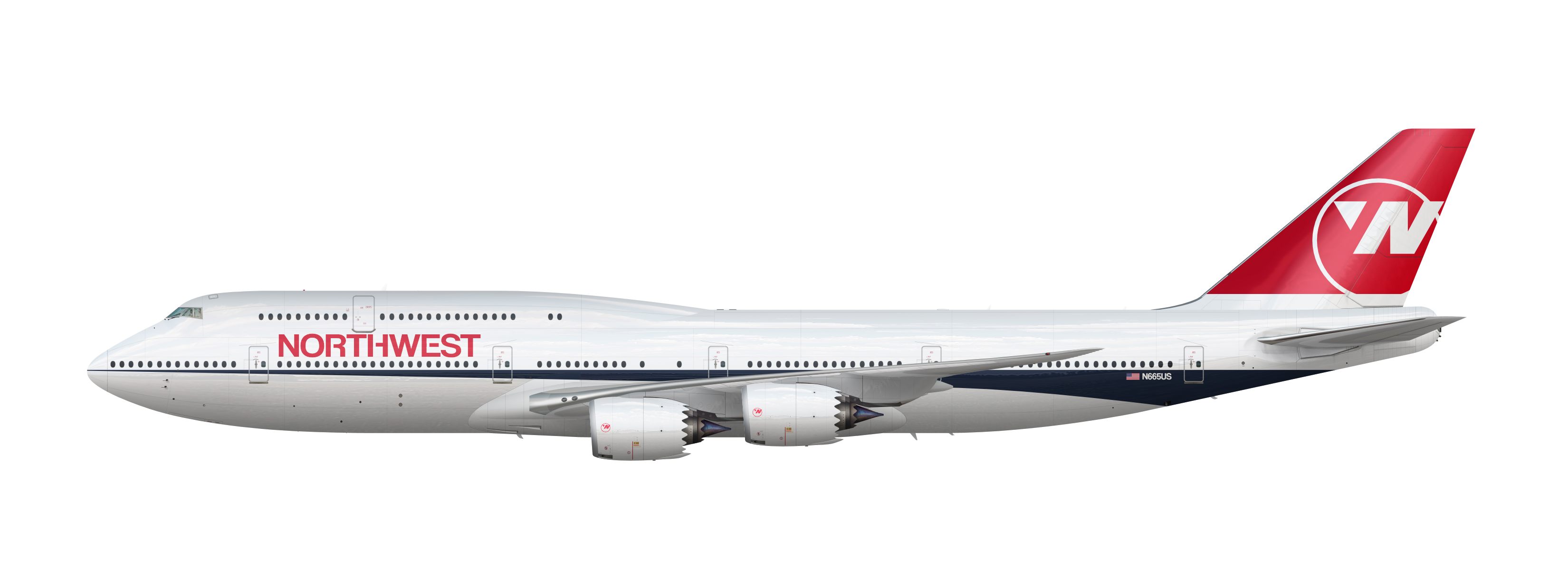 Northwest Airlines Livery