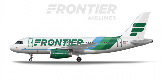 Frontier Airlines New Livery