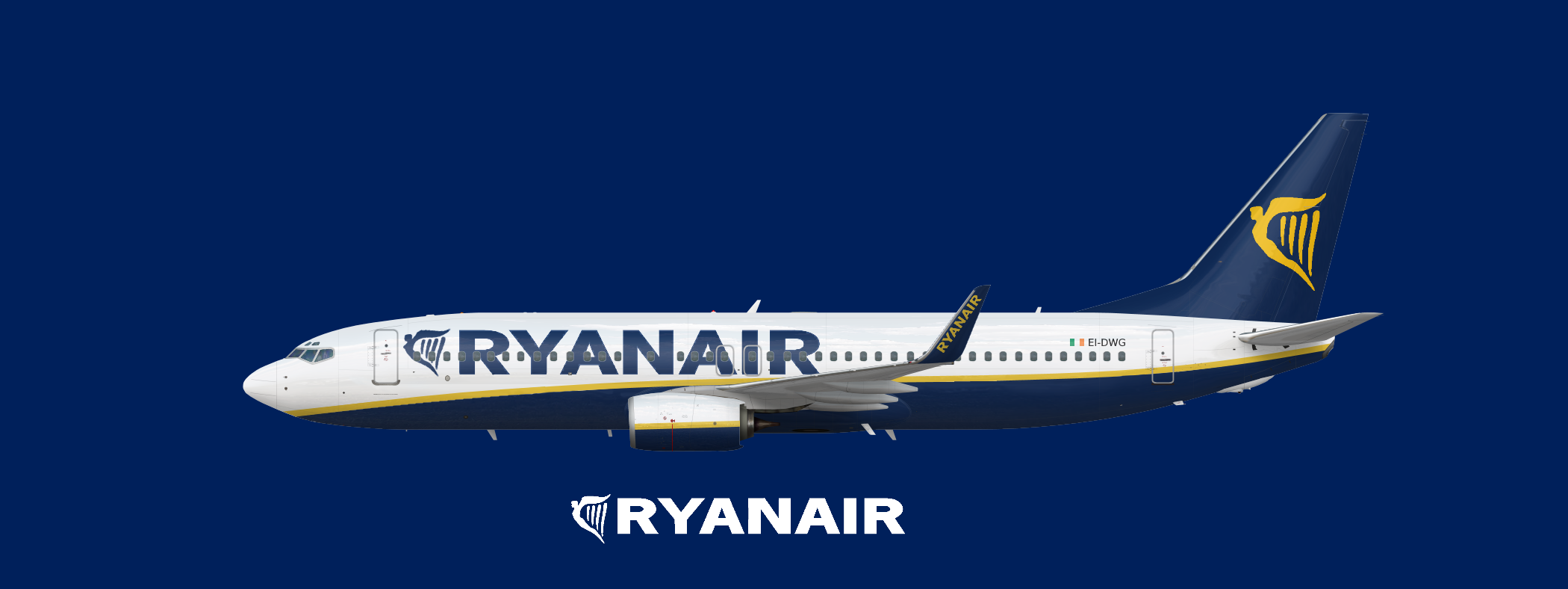 MSFS2020 PMDG Boeing 737-800 Ryanair Livery 4K (Flight, 48% OFF
